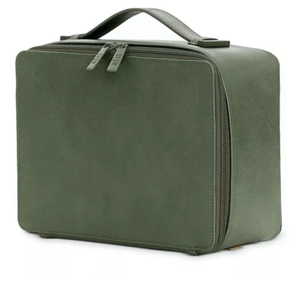 BEIS | Bags | Nwt Bisthe Cosmetic Case Makeup Organizer Carrier Olive ...